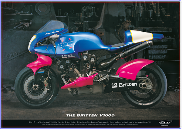 Britten Motorcycle Historic poster collection – Britten Motorcycle Company